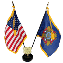 VFW Store - VFW Logo White 3 x 5' Outdoor Flag, 304535