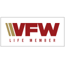 VFW Store - VFW Logo Decal, 5 x 1.75"