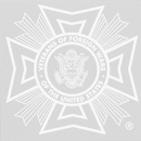 VFW Store - 12" VFW Logo Perforated Window Decal
