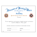 VFW Store - Patriot's Pen Certificate of Merit P-1