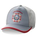 VFW Store - Black with Red Life Member Cap