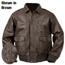 VFW Store - Life Member Cross of Malta Leather Jacket