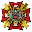 VFW Store - Die Cut VFW Emblem Patch, 8.5"