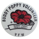 VFW Store - Buddy Poppy Roll Decals, 100 per roll